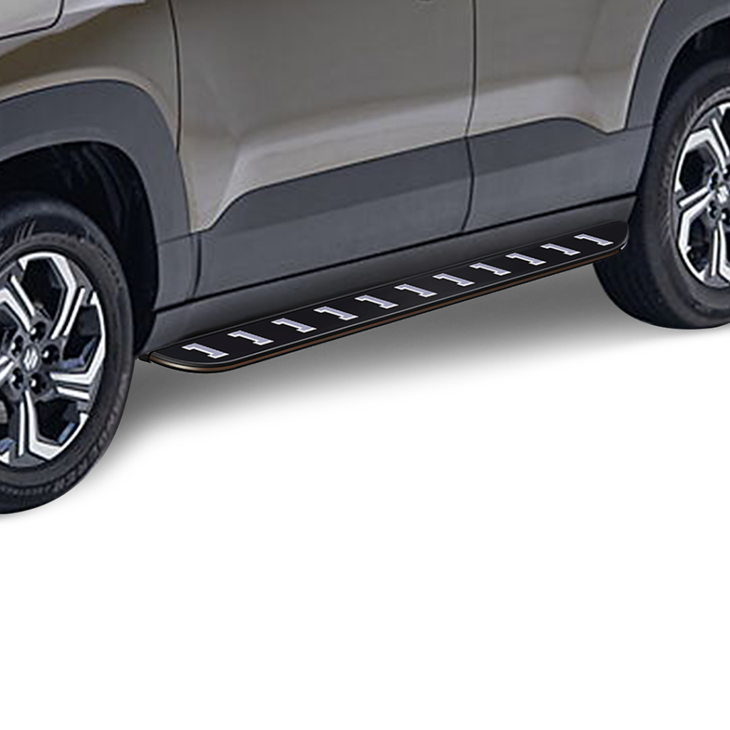 Croma Side Step for Maruti Suzuki Brezza 2024 | Durable SUV Nerf Bar